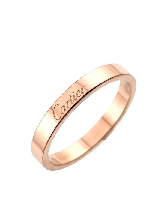 Cartier | Jewelry | Cartier C De Cartier 6 Ring 8k Pg Pink Gold 750 ...